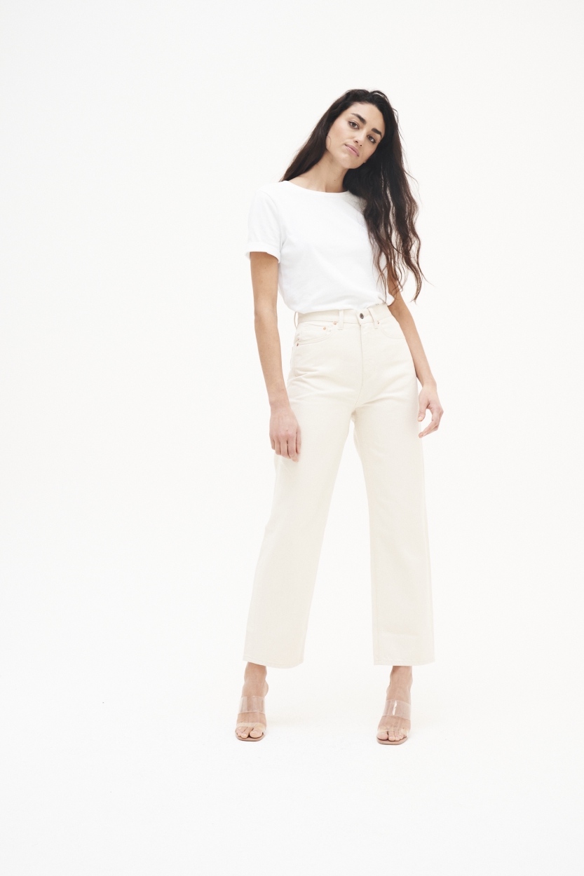 Barrel Jeans Bobbie, undyed | ECO - Ethically Correct Outfits